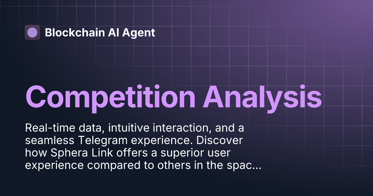 Competition Analysis | Blockchain AI Agent